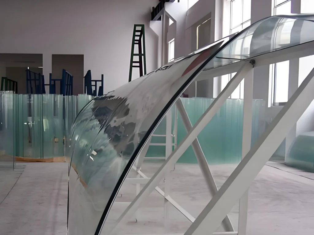 CE Standard 12mm Curved Glass Panel, 1/2 Inch Clear Curved Tempered ...