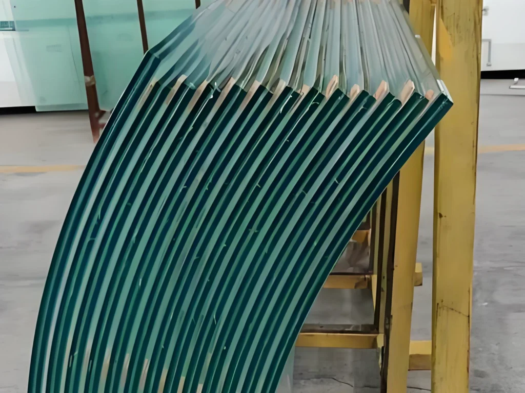 China EN14449 554 Curved VSG Glass, 5+5mm Curved Laminated Glass ...