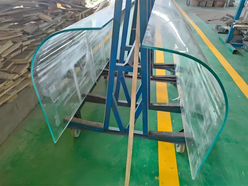 Custom Radius 8mm Thick Curved Glass Panel Factory-Nice Choices For ...