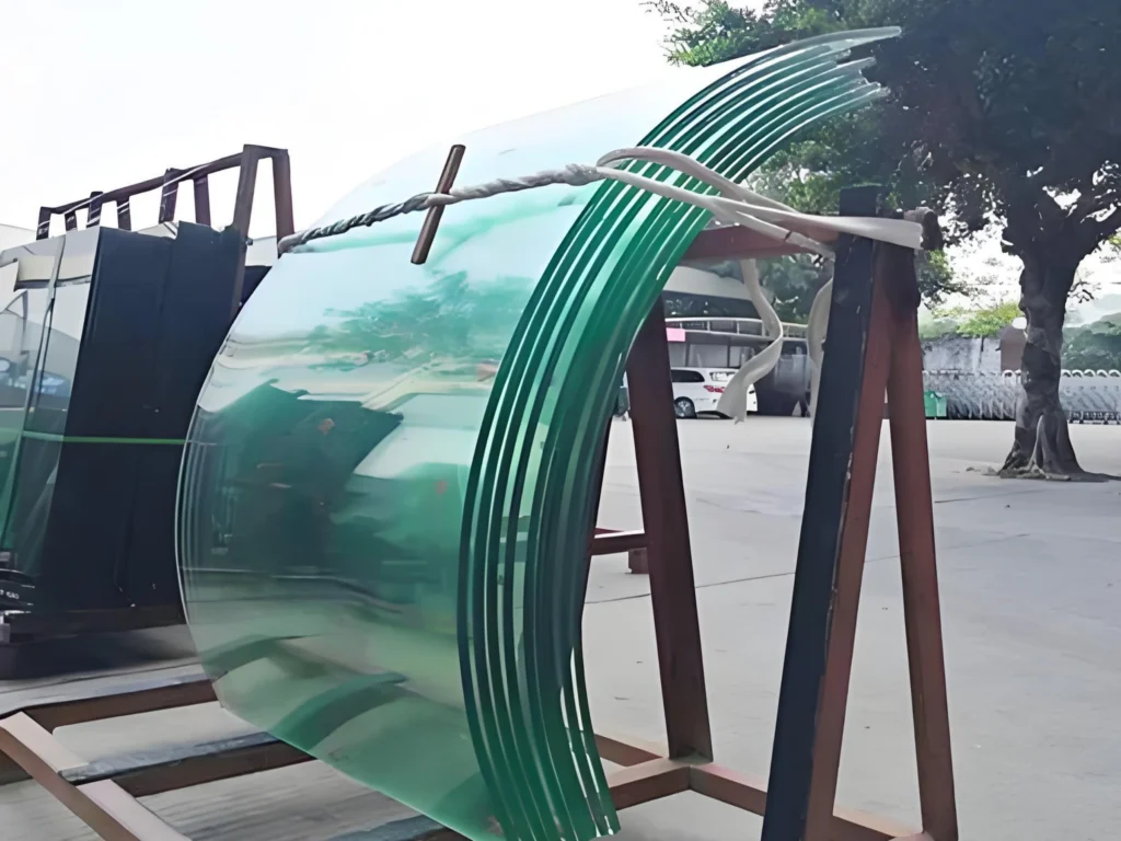 Premium 10+10mm 10106 Tempered Laminated Curved Glass Panels- Excellent ...